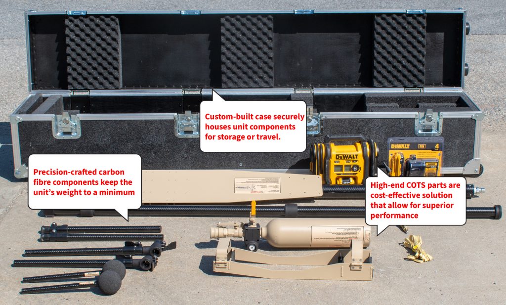 UAV Solutions Store | sUAS Pneumatic Launcher - UAV Solutions Store